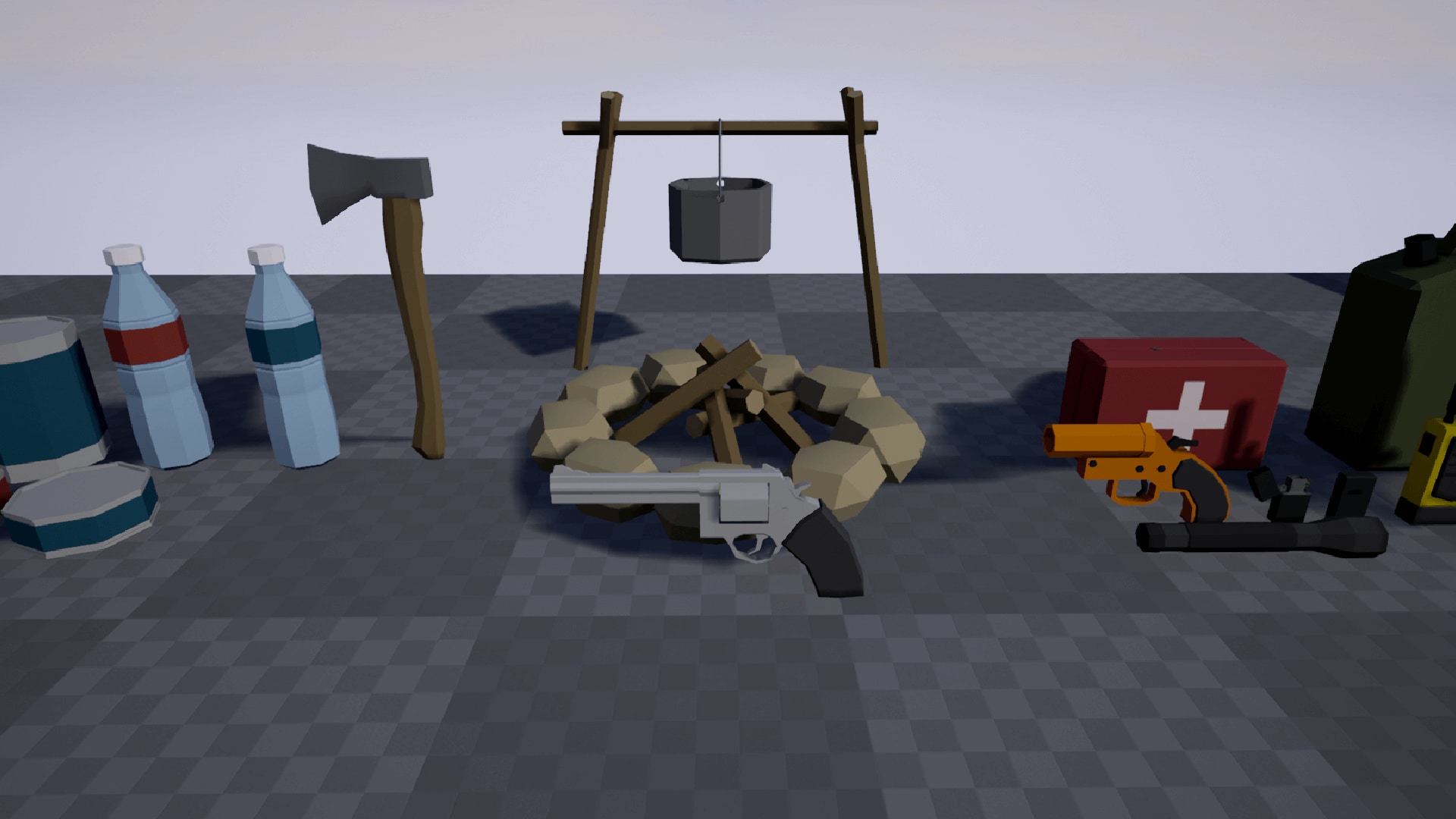 Low Poly Survival Pack in Props - UE Marketplace