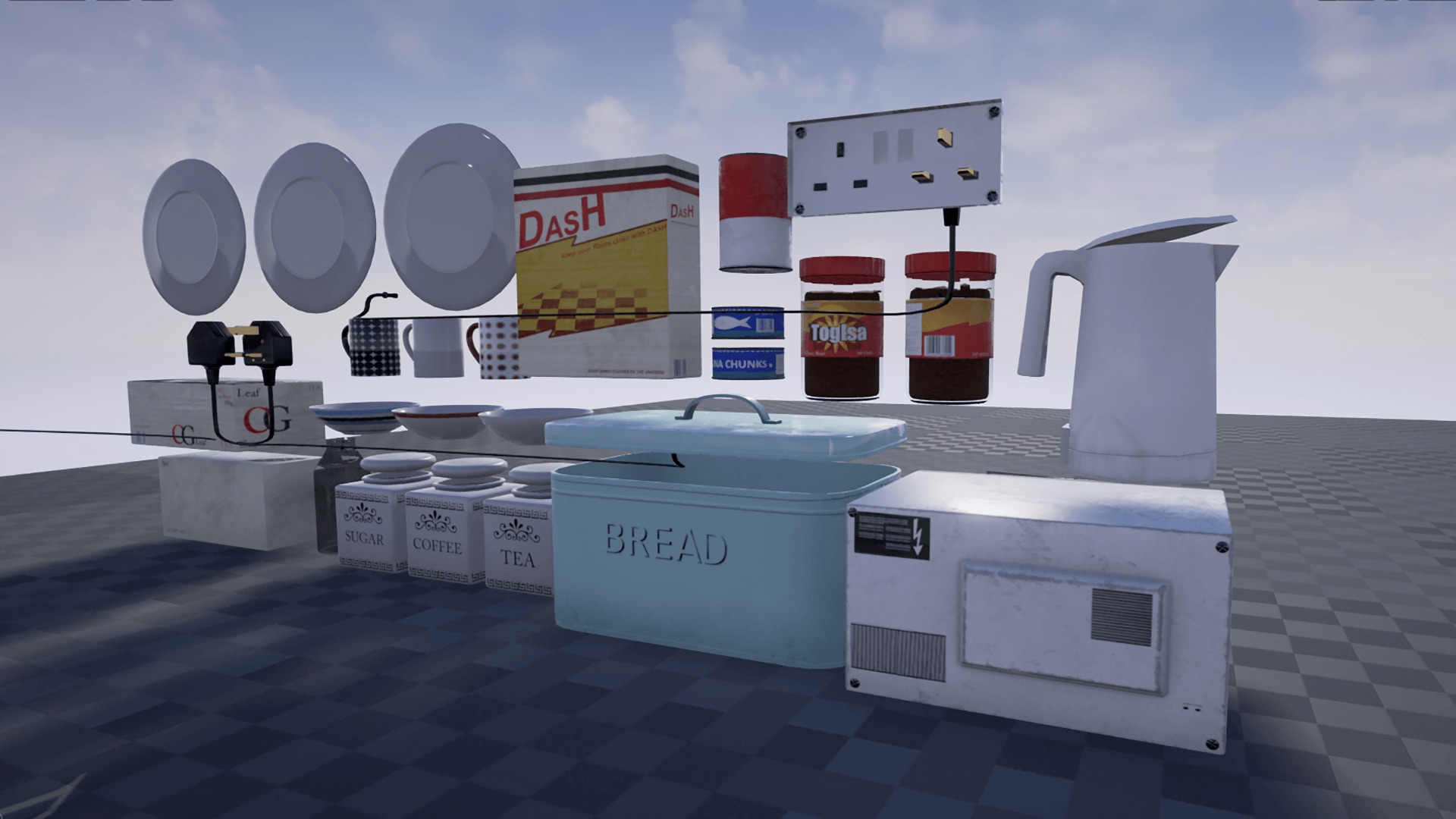 Kitchen Accessories Pack in Props - UE Marketplace