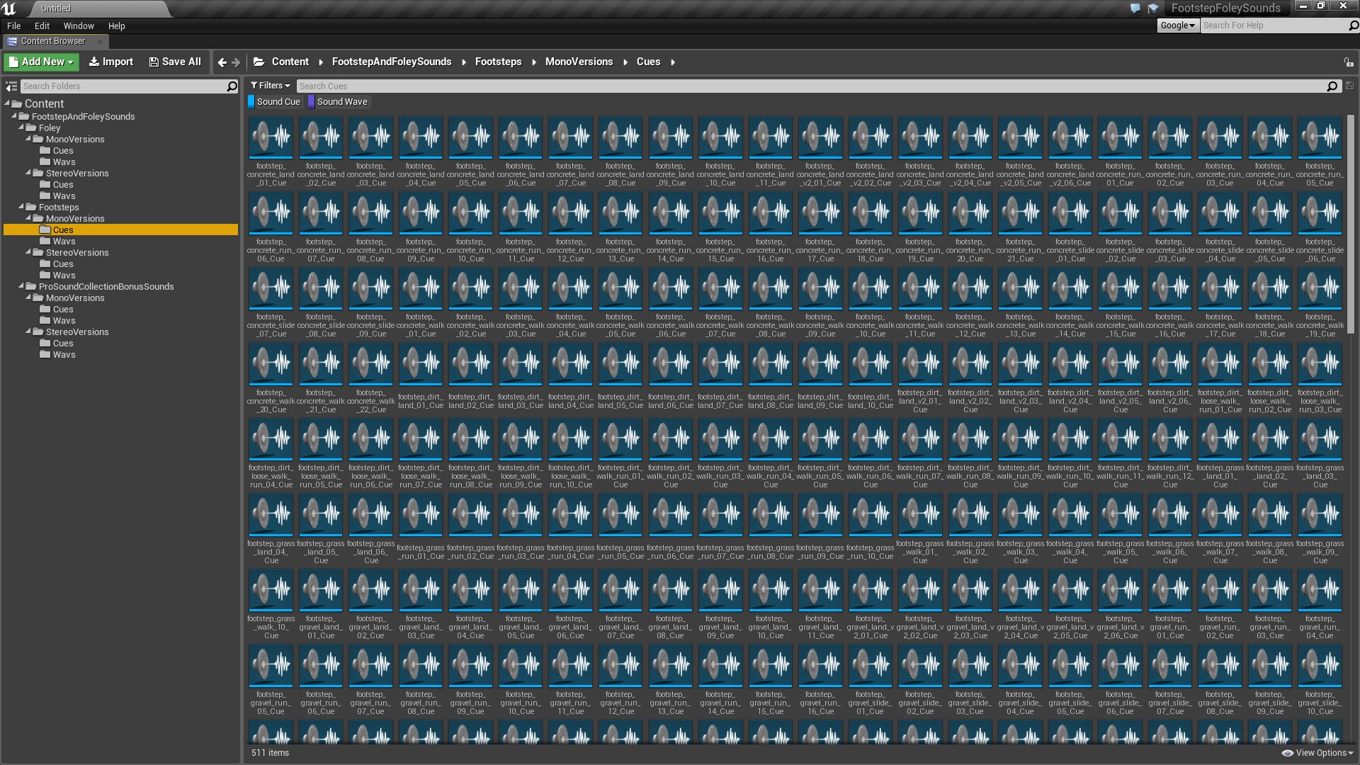 Footstep and Foley Sounds in Sound Effects - UE Marketplace