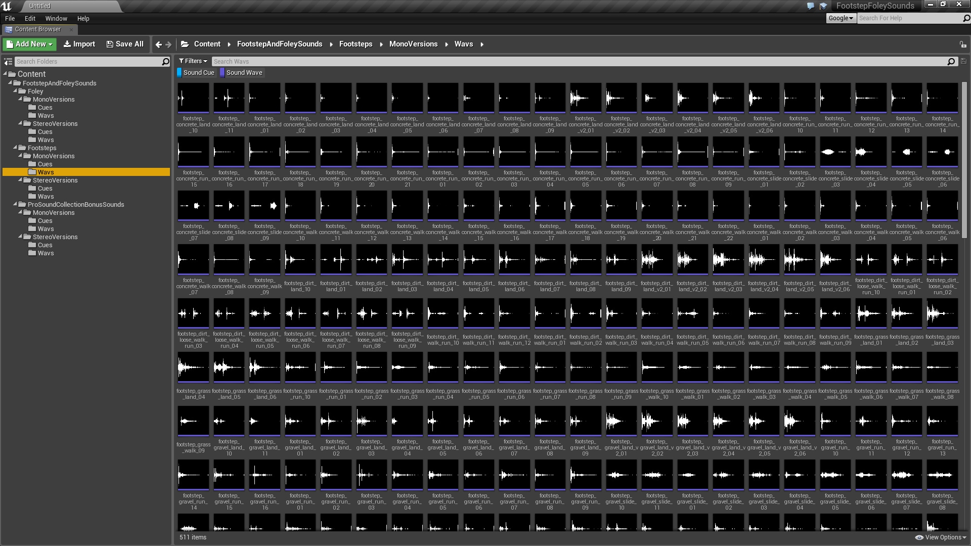 Footstep and Foley Sounds in Sound Effects - UE Marketplace