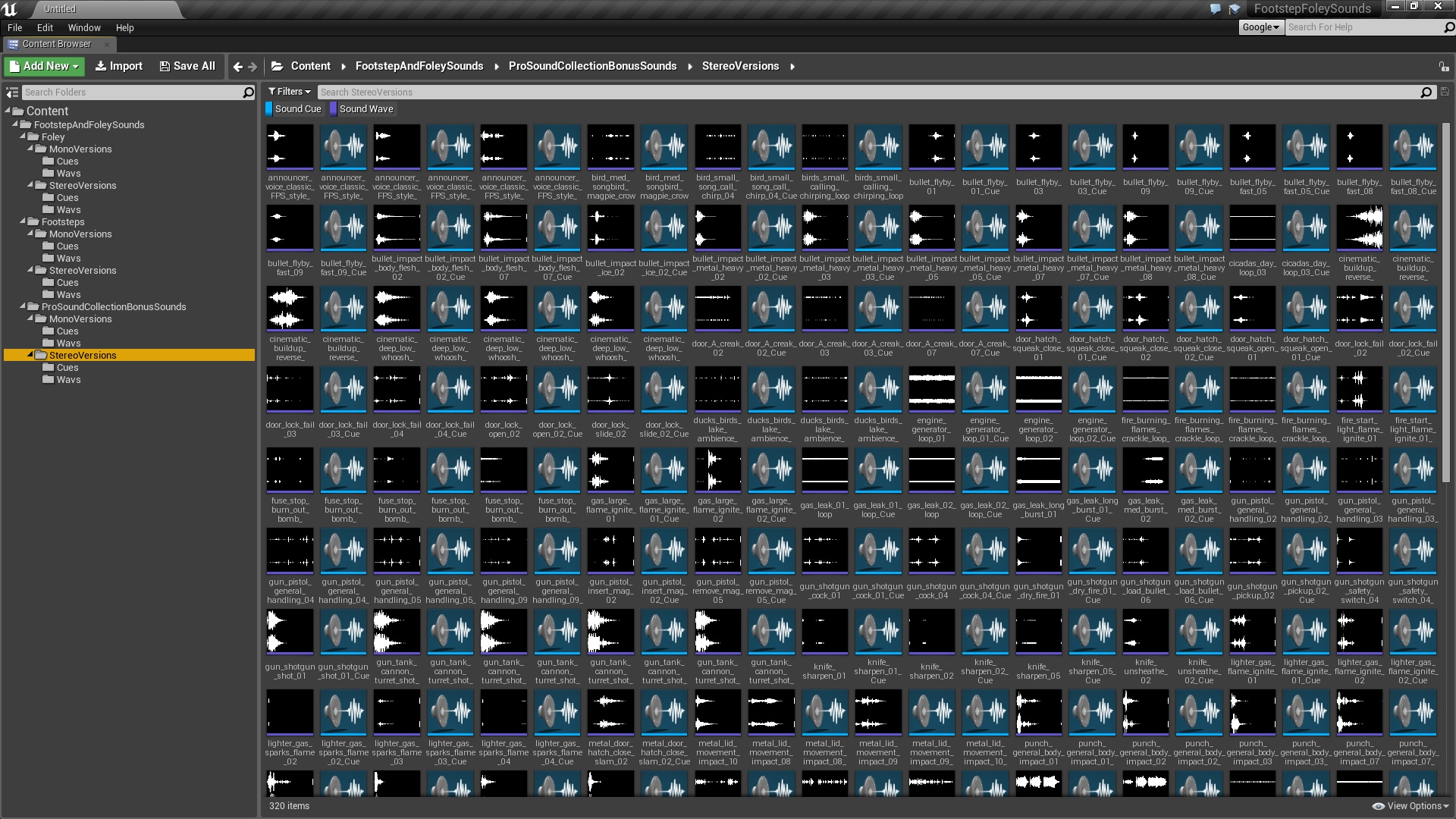 Footstep and Foley Sounds in Sound Effects - UE Marketplace