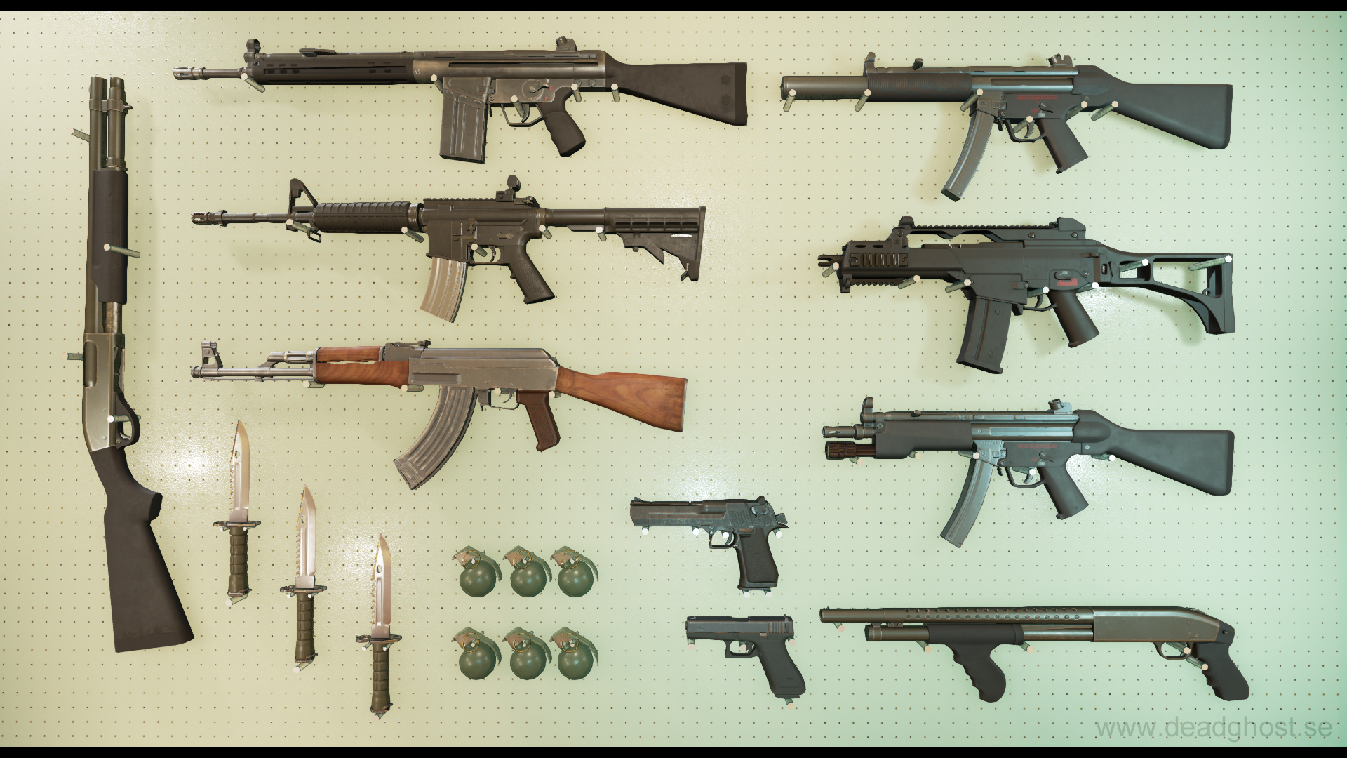 FPS Weapon Pack by Deadghost Interactive in Weapons - UE4 Marketplace