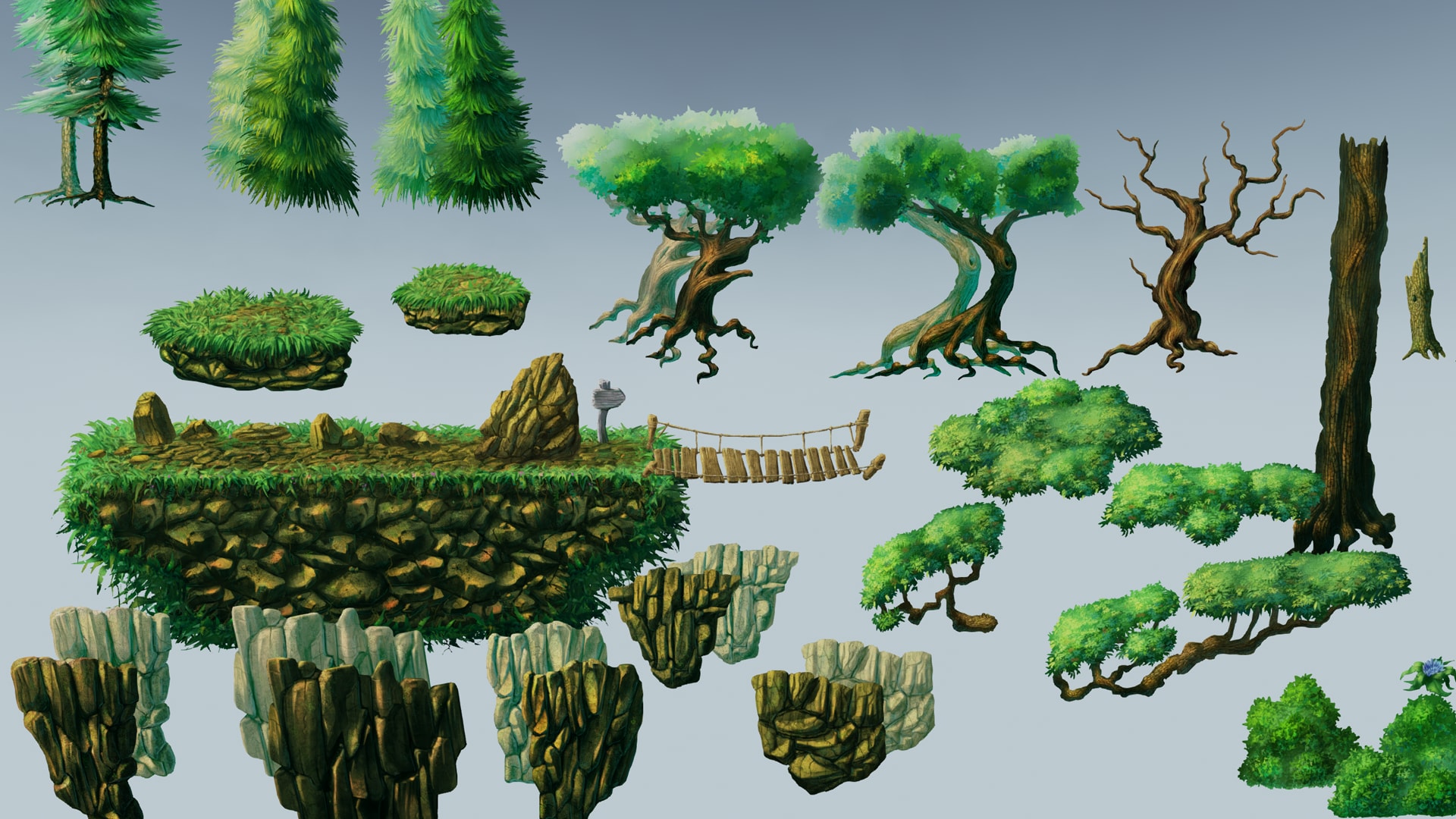 2D Art Pack in 2D Assets - UE Marketplace