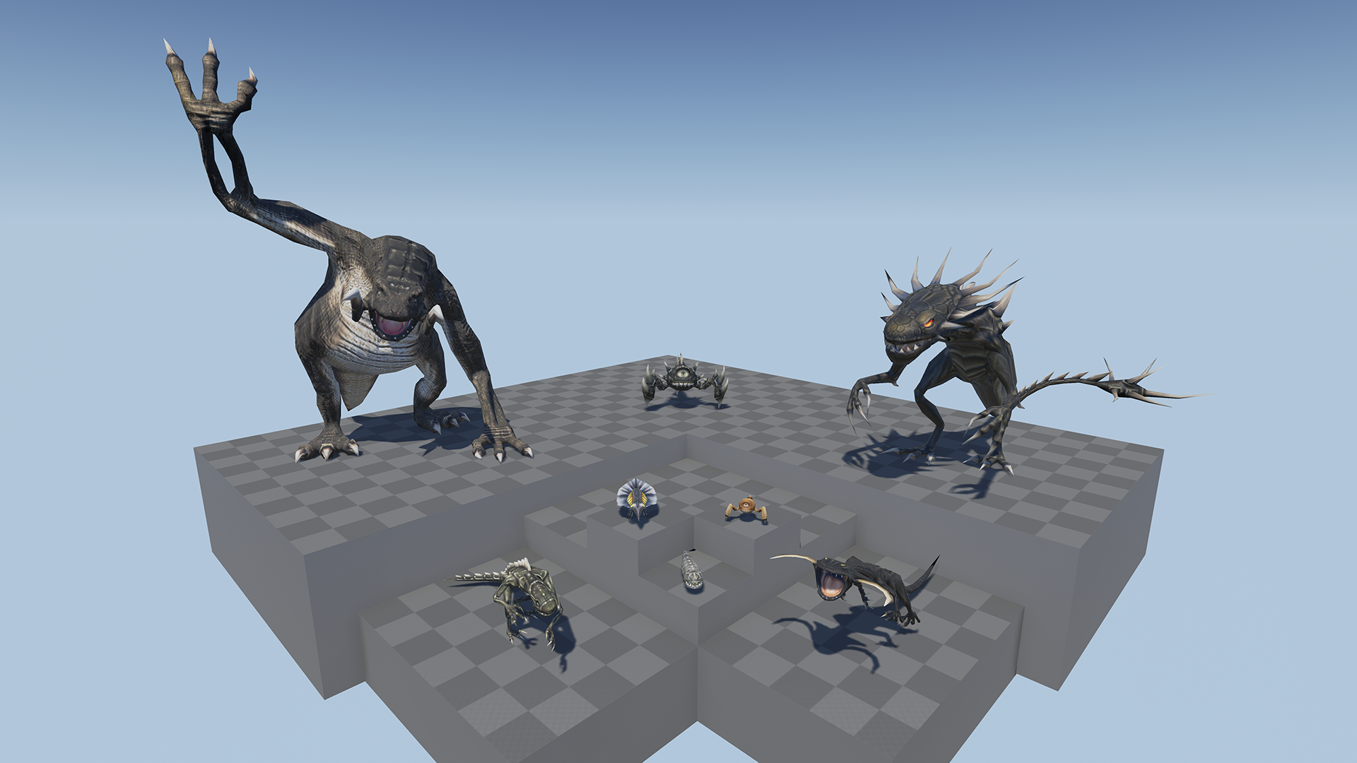 Sci Fi Creatures Pack by PROTOFACTOR INC in Characters - UE4 Marketplace