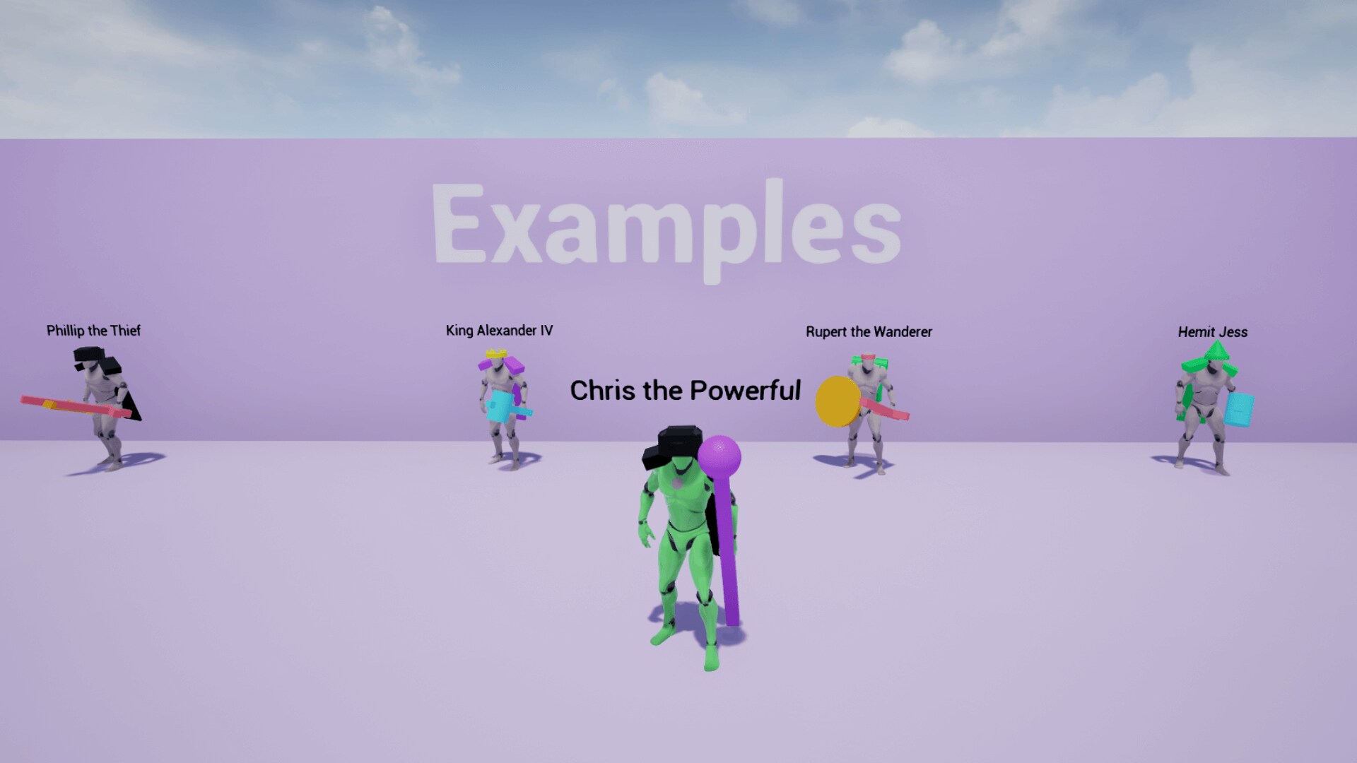 Character NPC and Minion Creator Blueprint System：ブループリント - UE マーケットプレイス