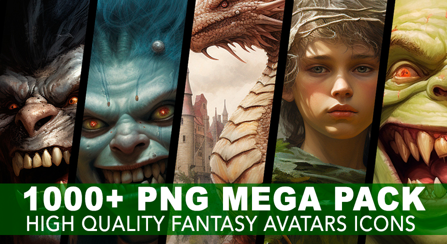 1000+ Fantasy Avatars Icons MEGA BUNDLE in 2D Assets - UE Marketplace 1000+ Fantasy Avatars Icons MEGA BUNDLE in 2D Assets - UE Marketplace
