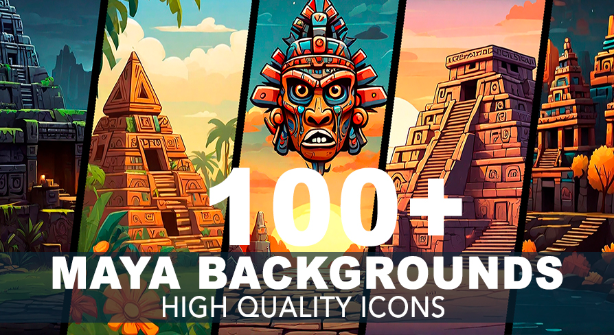 100+ MAYA AZTEC BACKGROUNDS：2Dアセット - UE マーケットプレイス