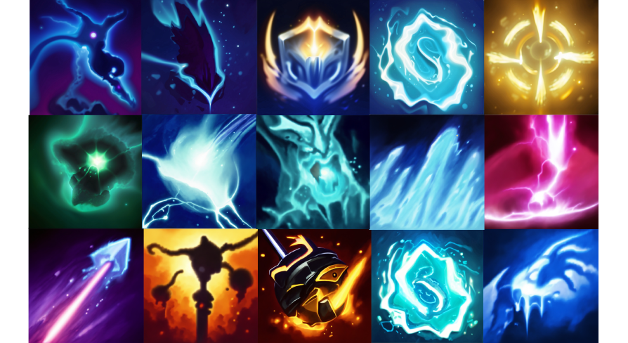 100 Spell Icons Pack in 2D Assets - UE Marketplace