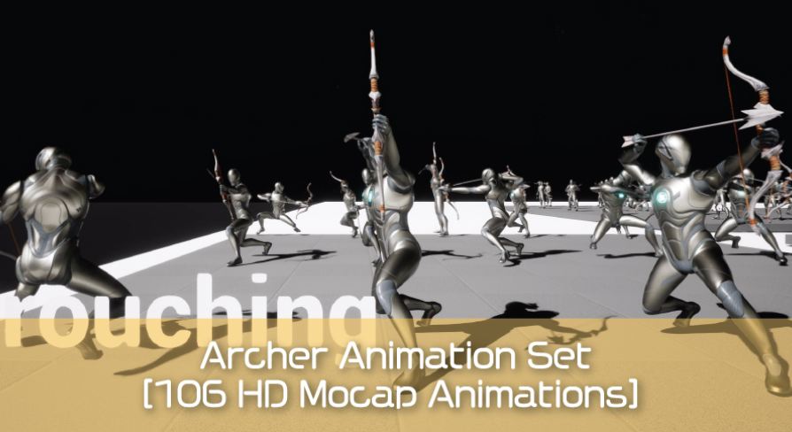 Archer Animation [106 HD Mocap Animations], 카테고리 애니메이션 - UE 마켓플레이스