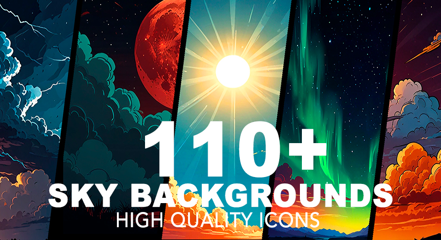 110+ SKY BACKGROUNDS in 2D Assets - UE Marketplace