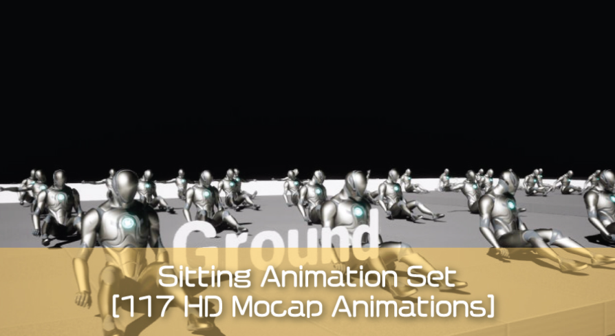 Sitting Animation [117 HD Mocap Animations], 카테고리 애니메이션 - UE 마켓플레이스