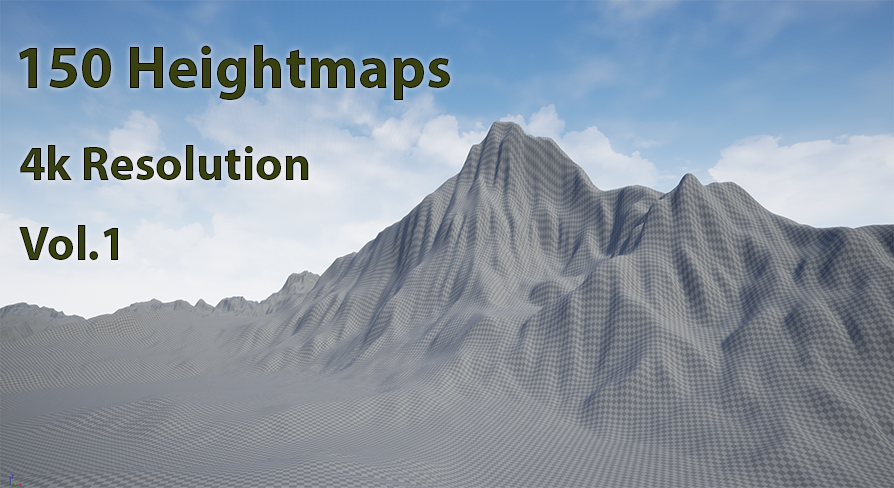 150 Heightmaps in Textures - UE Marketplace