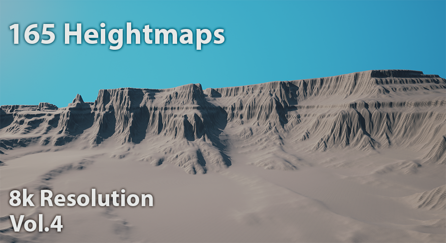 165 Heightmaps in Textures - UE Marketplace