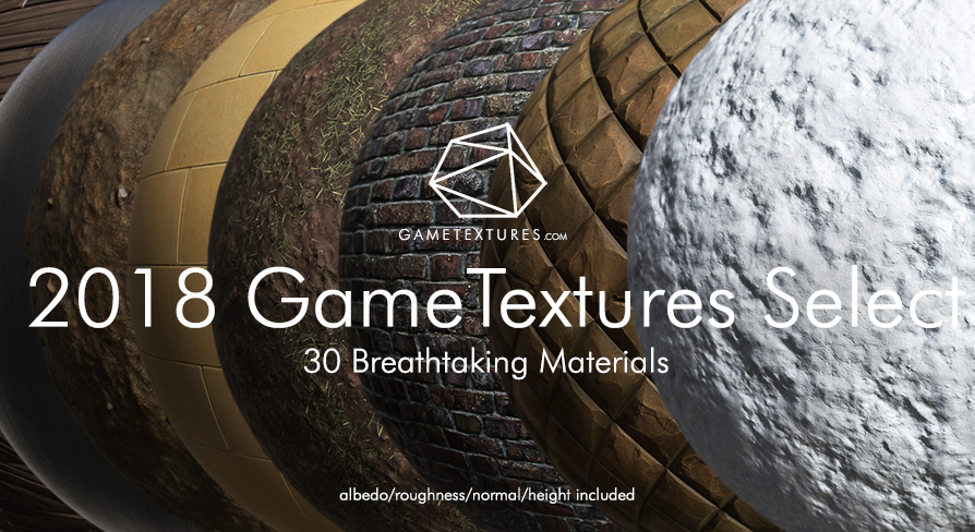2018 GameTextures.com Select Material Pack in Materials - UE Marketplace