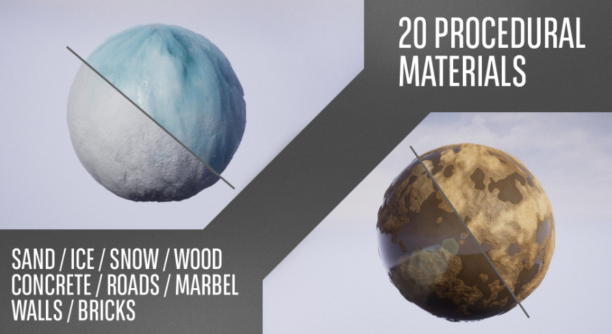 20 Procedural Materials (Essentials) in Materials - UE Marketplace