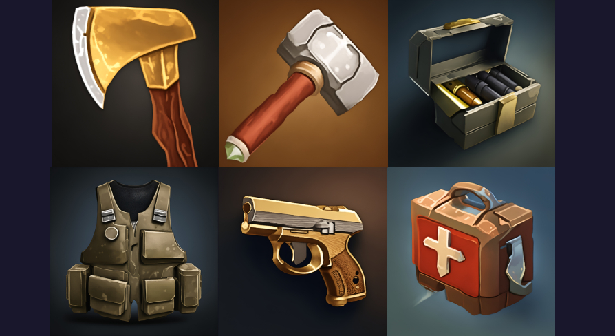 312 Inventory Icons in 2D Assets - UE Marketplace