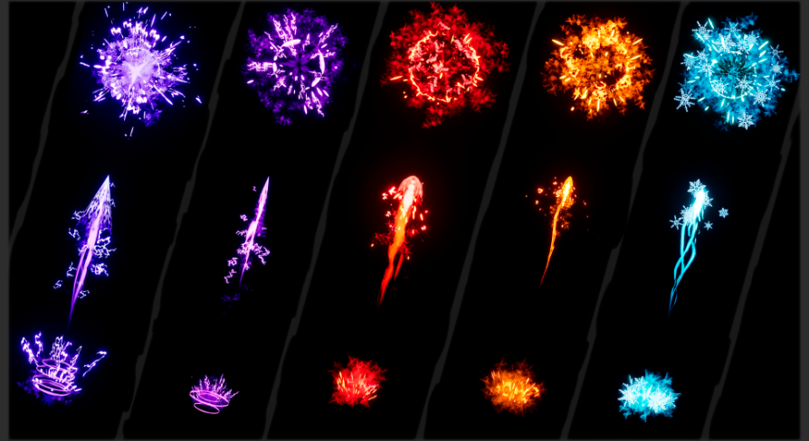 [25] Stylized Projectiles Vfx In Visual Effects Ue Marketplace