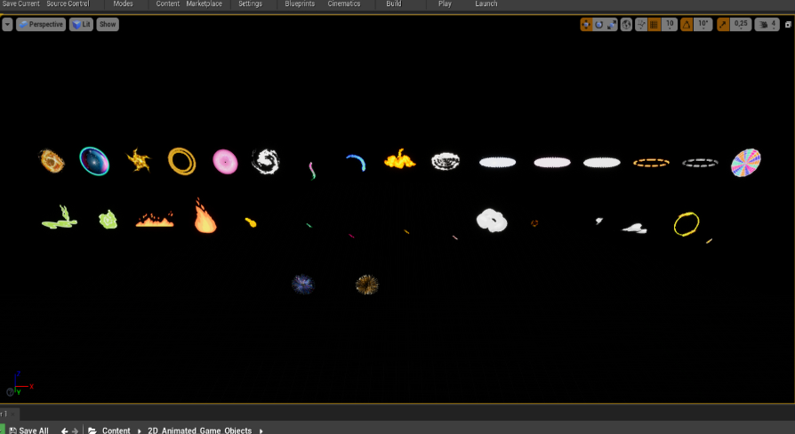 2D Animated Game Objects in 2D Assets - UE Marketplace