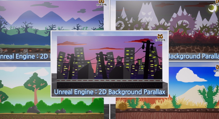 2D Background Parallax Textures Pack 01 in Textures - UE Marketplace