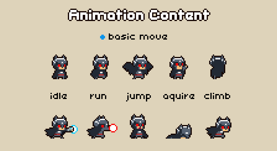 2D Pixel Bat Hero, 카테고리 2D 애셋 - UE 마켓플레이스