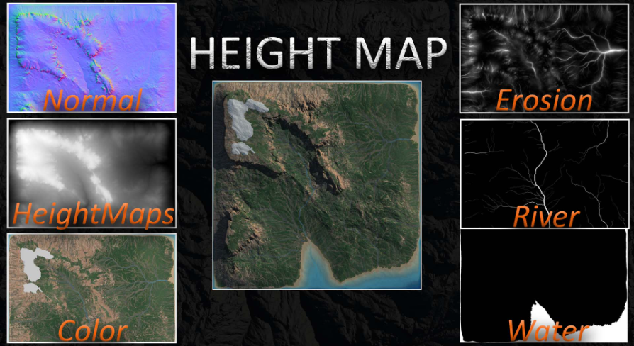 2K Height Maps - version 05 in Textures - UE Marketplace