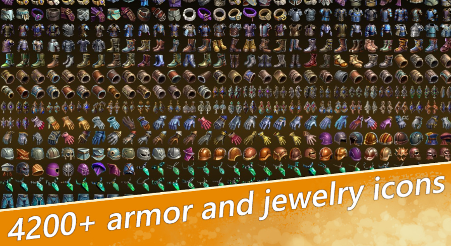 4200+ Armor And Jewelry Icons in 2D Assets - UE Marketplace