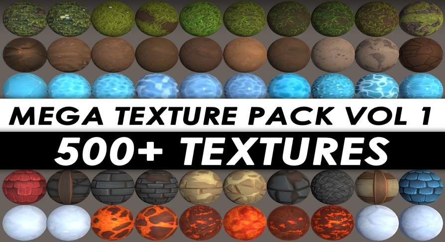 500+ Hand Painted Textures - Mega Pack Vol 1 in Materials - UE Marketplace