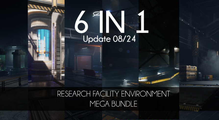 6 IN 1 Research Facility Environment Bundle, 카테고리 배경 - UE 마켓플레이스