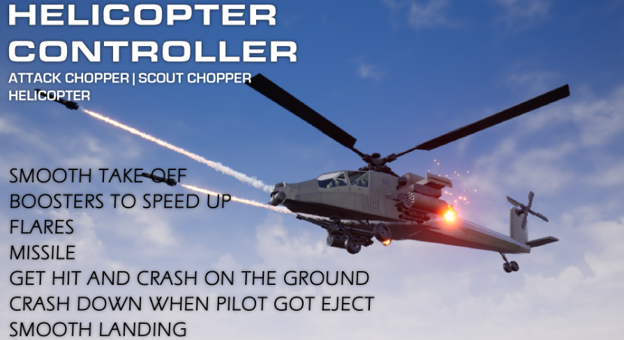 ADVANCED HELICOPTER CONTROLLER in Blueprints - UE Marketplace