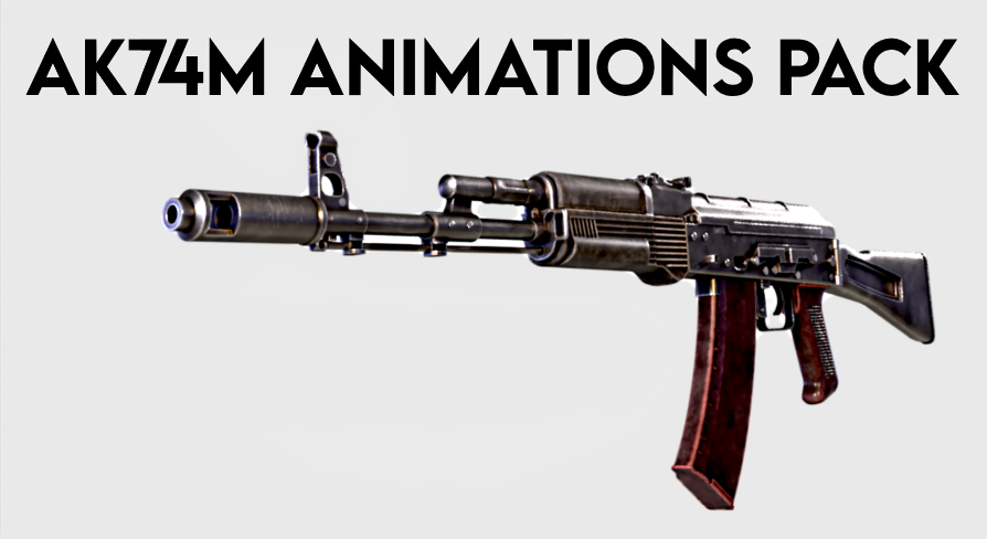 AK74M FPS ANIMATION PACK, 카테고리 애니메이션 - UE 마켓플레이스