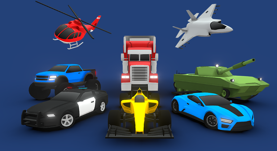 ARCADE: Mega Vehicles Pack in Props - UE Marketplace