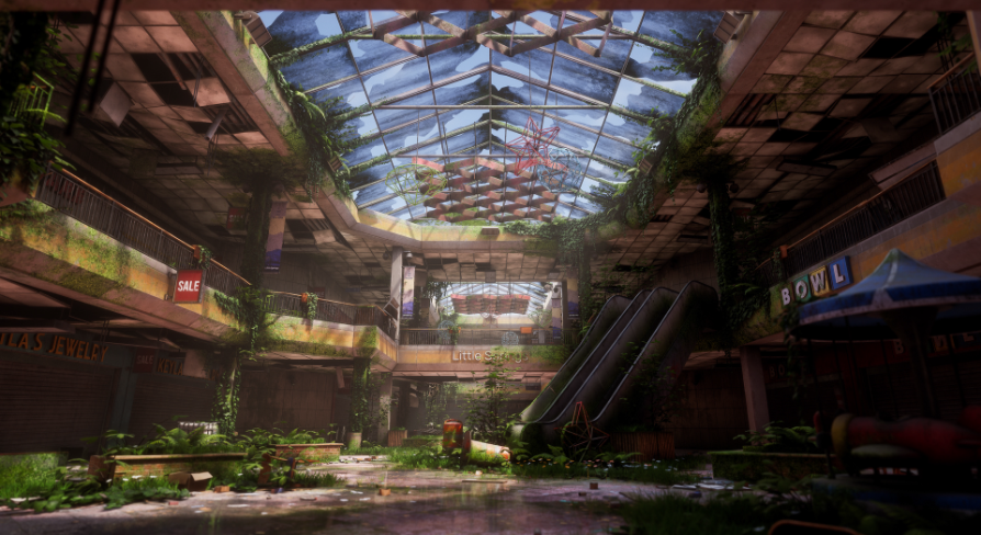 Abandoned Shopping Mall, 카테고리 배경 - UE 마켓플레이스