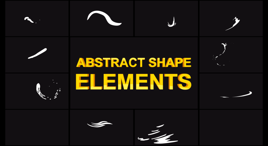 Abstract Shape Elements, 카테고리 2D 애셋 - UE 마켓플레이스