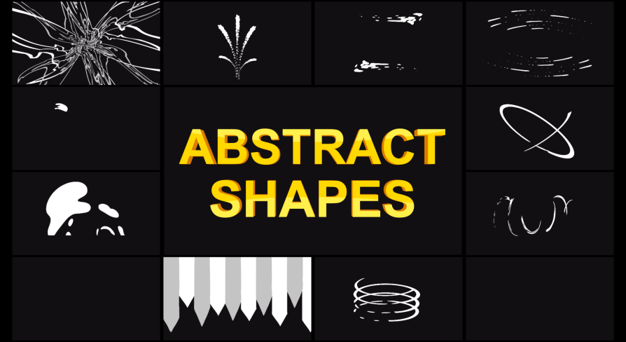 Abstract Shapes：2Dアセット - UE マーケットプレイス