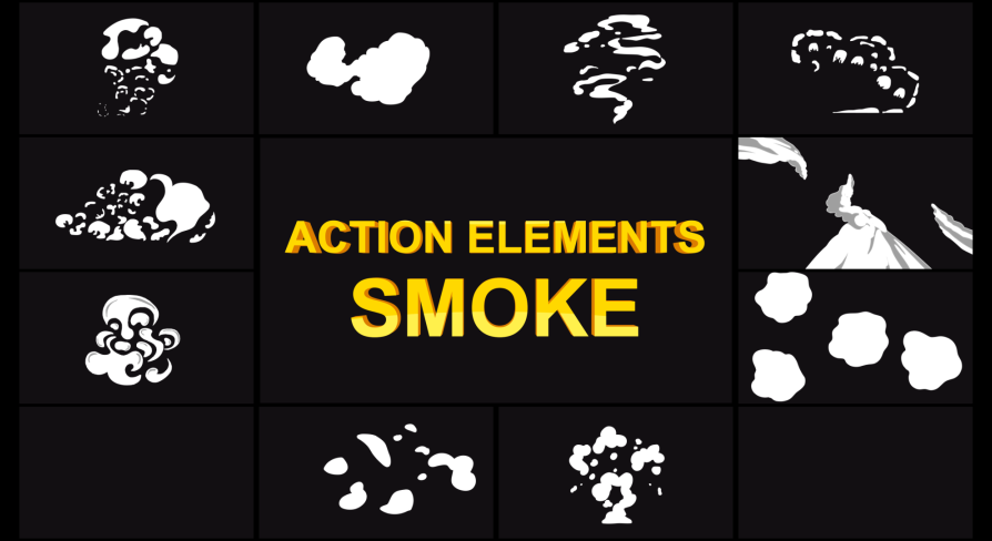 Action Elements Smoke, 카테고리 2D 애셋 - UE 마켓플레이스