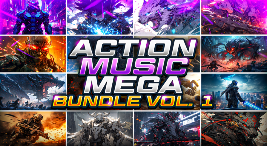 Action Music Mega Bundle - Volume 1 in Music - UE Marketplace