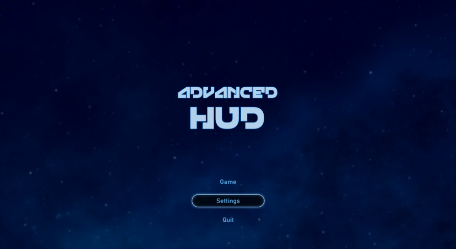 Advanced HUD Style 9 in Blueprints - UE Marketplace