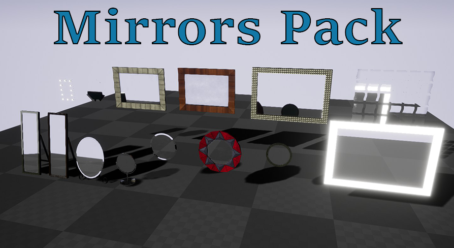 Advanced Modern Mirrors in Architectural Visualization - UE Marketplace