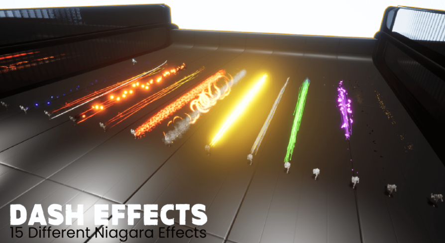 Advanced Niagara Character Trail VFX in Visual Effects - UE Marketplace