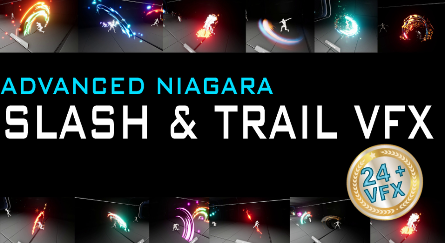 Advanced Niagara Slash and Trail VFX in Visual Effects - UE Marketplace