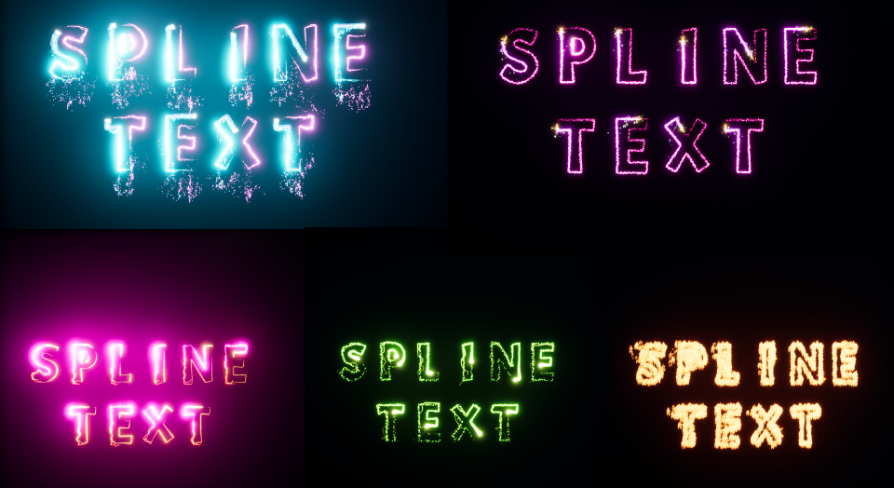 Advanced Niagara Text VFX in Visual Effects - UE Marketplace