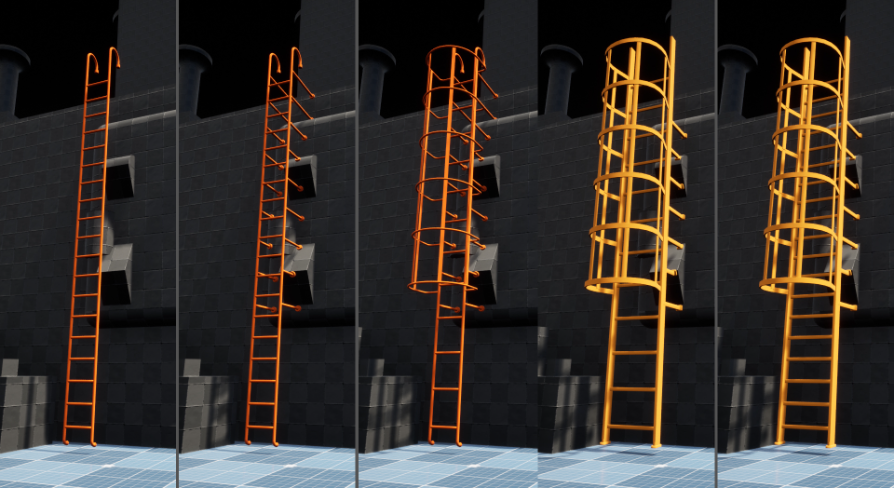 Procedural Ladder System in Blueprints - UE Marketplace