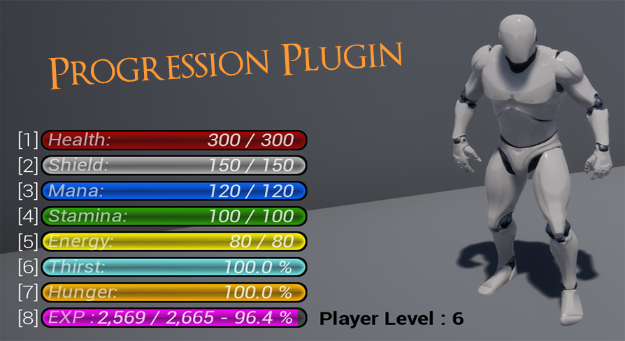 Advanced Progression, 카테고리 코드 플러그인 - UE 마켓플레이스