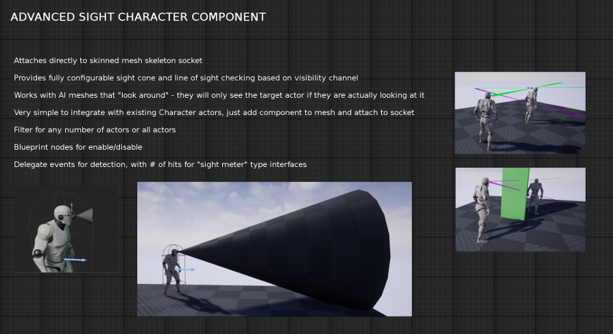 Advanced Sight Component in Code Plugins - UE Marketplace