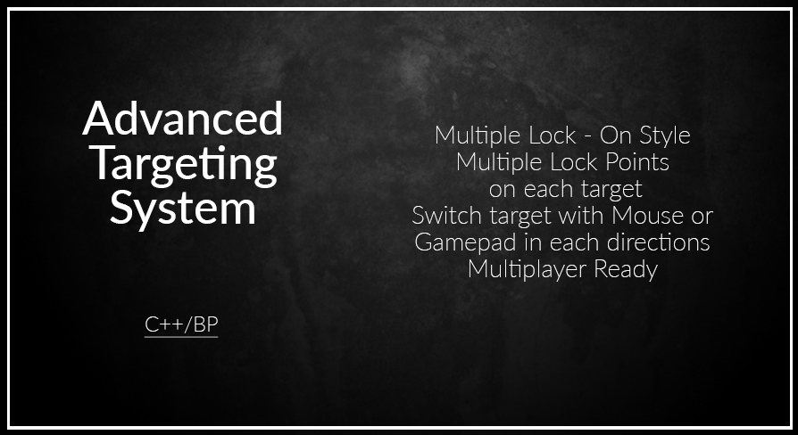 Advanced Targeting System Camera Manager：コードプラグイン Ue マーケットプレイス