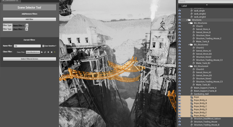 Scene Selector Tool in Blueprints - UE Marketplace