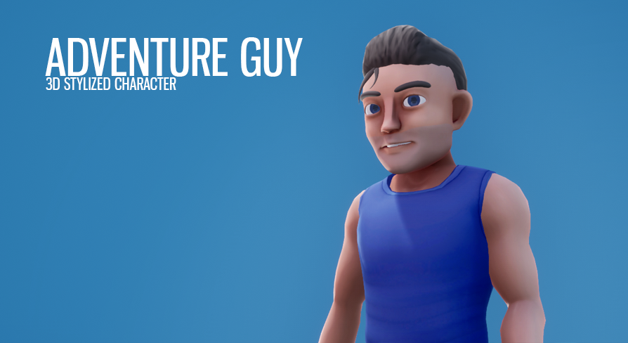 在角色创建的Adventure Guy - 虚幻引擎商城