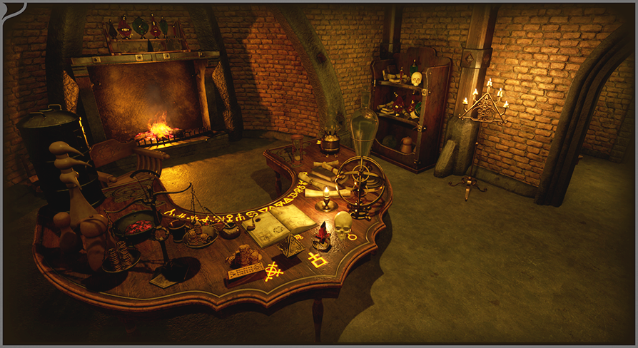 Alchemy and Magic Lab in Props - UE Marketplace