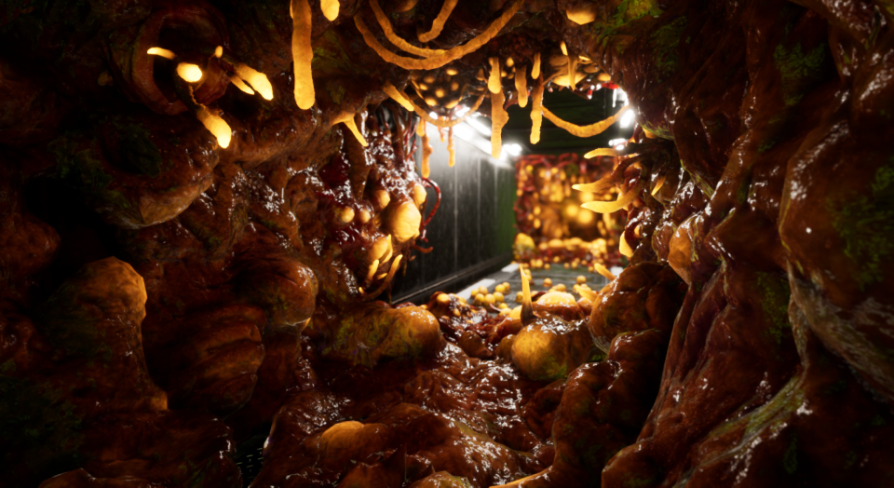 Alien Biomass Infection Planet and Scifi Corridor：環境 - UE マーケットプレイス