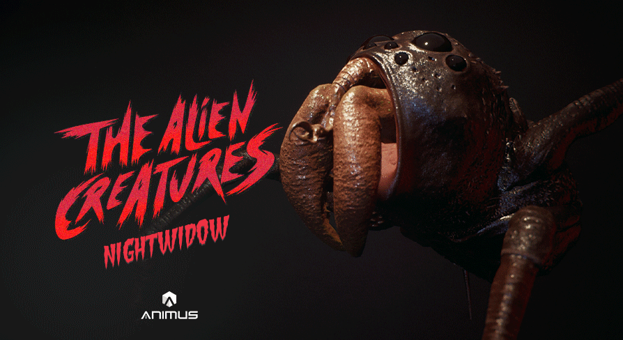 Alien Creature - Night Widow + 16 animations in Characters - UE Marketplace